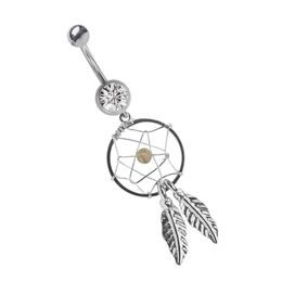 Adelia&acute;s Bauchnabelpiercing ADELIA&acute;S "Piercing Piercing Bauchnabelpiercing", Damen, Gr. onesize, transparent (klar), Chirurgiestahl, Piercings, 316l Stahl Banane - klar Traumf&auml;nger mit Steinkugel