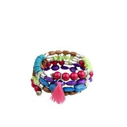 Armband "Elenia", Damen, Gr. Kunststoff, bunt (multi), Collezione Alessandro, Armb&auml;nder Armband