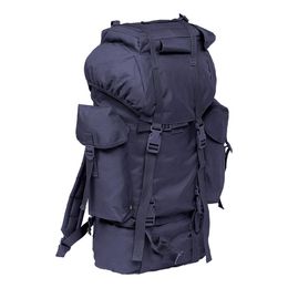 Rucksack Brandit "Brandit Accessoires Nylon Military Backpack", Gr. onesize, navy, Polyester, Rucksäcke