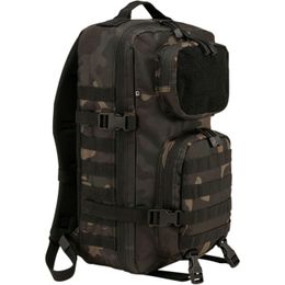 Rucksack Brandit "Brandit Unisex US Cooper Patch Large Backpack", Gr. onesize, schwarz camo, Polyester, Rucksäcke
