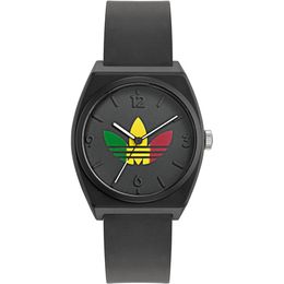 Quarzuhr adidas originals "PROJECT TWO GRFX", schwarz, Armbanduhren, Damen, Armbanduhr, Damenuhr, Herrenuhr, analog