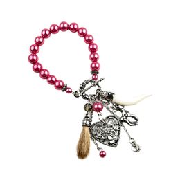 Armband "Greta", Damen, Gr. Glas, pink, Collezione Alessandro, Armb&auml;nder Armband