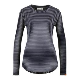 alife and kickin Langarmshirt ALIFE & KICKIN "Damen LeaAK Z", Damen, Gr. S, blau (marine), 100% Baumwolle, Shirts