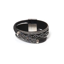 Armband "Adonia", Damen, Gr. Metall, schwarz, Collezione Alessandro, Armb&auml;nder Armband