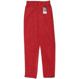 MONKI Stoffhose Damen Größe XS Second Hand rot