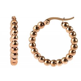 Adelia&acute;s Paar Creolen ADELIA&acute;S "Neuheit 2025 - Damen Creolen aus poliertem Edelstahl &Oslash; 20 mm", gold, Ohrringe, Damen, Damen, Edelstahl