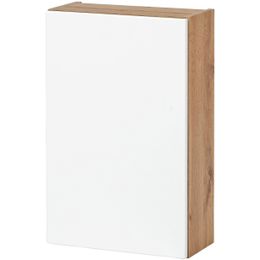 H&auml;ngeschrank Welltime "Kaunas", wei&szlig;, B:40cm H:64cm T:20cm, Holzwerkstoff, Schr&auml;nke, H&auml;ngeschrank, BxTxH: 40x20x64 cm