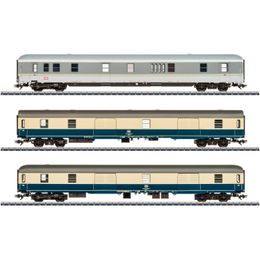 Märklin Güterwagen MÄRKLIN "Märklin Expressgut-Set - 42830", blau (blau, beige), Modelleisenbahn-Fahrzeuge, KinderB:3,5cm H:5cm L:28,2cm, Kunststoff, Metall, Made in Europe, B:3,5cm H:5cm L:28,2cm