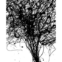 Vliestapete Komar "Curls", bunt (bunt, wei&szlig;), B:2m L:2,5m, Vlies, Tapeten, (Breite x H&ouml;he)