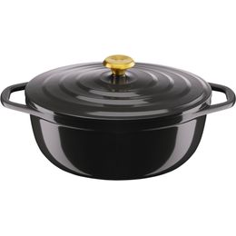 Bräter Tefal "Air", schwarz, B:24,55cm H:17,5cm L:39,58cm, Töpfe, 30 x 23 cm, Keramikversiegelung, Kondensationsdeckel, backofenfest