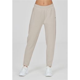 ENDURANCE ATHLECIA Sweathose ATHLECIA "Jillnana", Damen, Gr. 44, EURO-Größen, beige, 51% Polyester, 44% Modal, 5% Elasthan, unifarben, lang, Hosen, mit recyceltem Polyester