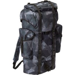 Rucksack Brandit "Brandit Accessoires Nylon Military Backpack", Gr. onesize, digital night camo, Polyester, Rucksäcke