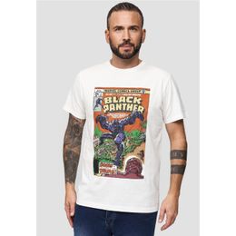 T-Shirt Recovered "Marvel Black Panther", Damen, Gr. M, beige (natur), 100% Baumwolle, bedruckt, normal, Rundhals, Shirts T-Shirt, im zeitlosen Design