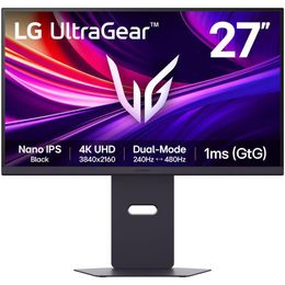 LG Gaming-LED-Monitor "27G850A", Energieeffizienz: F (A-G), schwarz, B:61,47cm H:36,54cm T:6,81cm, Monitore