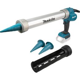 Kartuschenpistole Makita "DCG180RYEX / DCG180ZX", blau (türkis), B:10,8cm L:53,8cm, Kartuschenpistolen, 18V, 300/600 ml