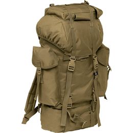 Rucksack Brandit "Brandit Accessoires Nylon Military Backpack", Gr. onesize, olive, Polyester, Rucksäcke