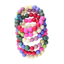 Armband "Caloocan", Damen, Gr. Holz, bunt (multi), Collezione Alessandro, Armb&auml;nder Armband
