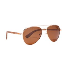 Sonnenbrille "Mailand", Damen, braun, Collezione Alessandro, unifarben, Sonnenbrillen, mit braunen Linsen