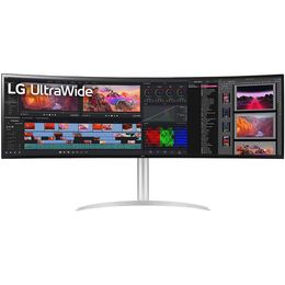 LG LCD-Monitor "49WQ95X", Energieeffizienz: G (A-G), schwarz (schwarz, weiß), B:121,51cm H:36,57cm T:11,42cm, Monitore