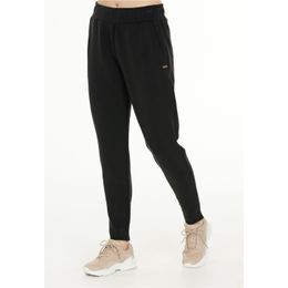 ENDURANCE ATHLECIA Sweathose ATHLECIA "Jillnana", Damen, Gr. 34, EURO-Größen, schwarz, 51% Polyester, 44% Modal, 5% Elasthan, unifarben, lang, Hosen, mit recyceltem Polyester
