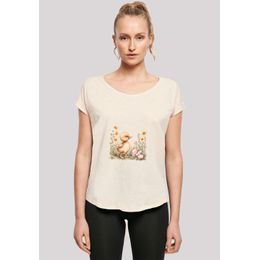 T-Shirt F4NT4STIC "Niedliche Enten Ostereier", Damen, Gr. L, wei&szlig; (sandwei&szlig;), Obermaterial: 100% Baumwolle, regular fit, Rundhals, ohne B&uuml;ndchen, Shirts T-Shirt, Premium Qualit&auml;t
