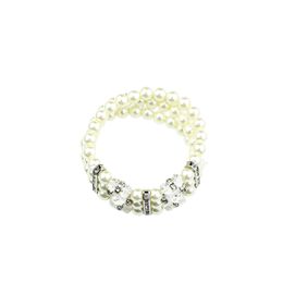 Armband "Alice", Damen, Gr. Glas, beige (creme), Collezione Alessandro, Armb&auml;nder Armband