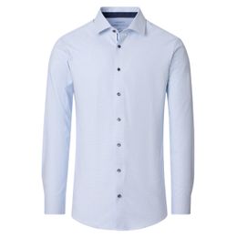 Businesshemd Venti "Venti Businesshemd uni", Herren, Gr. 42, Normalgr&ouml;&szlig;en, blau (hellblau), 90% Baumwolle, 10% Elasthan, unifarben, schmal, Hemden