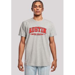 T-Shirt F4NT4STIC "British Motor Heritage Austin Motor Company", Herren, Gr. 5XL, erdgrau, Obermaterial: 100% Baumwolle, regular fit, Rundhals, ohne B&uuml;ndchen, Shirts T-Shirt, Premium Qualit&auml;t