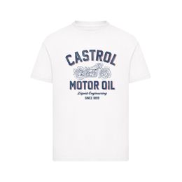 F4NT4STIC M&auml;dchen T-Shirt "Castrol Liquid Engineering"wei&szlig;, Gr. 134, Obermaterial: 100% Baumwolle, Shirts, Official Merch