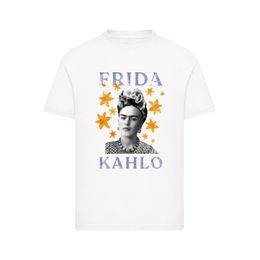 T-Shirt F4NT4STIC "Frida Kahlo Star Graphic", Mädchen, Gr. 146/152, weiß, Obermaterial: 100% Baumwolle, regular fit, Rundhals, ohne Bündchen, Shirts, Official Merch