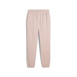 Sporthose Puma "Essentials Elevated Jogginghose Erwachsene", Damen, Gr. S, Normalgrößen, rosa (rose quartz pink), Obermaterial: 66% Baumwolle, 34% Polyester; Tasche – Oben: 100% Baumwolle, unifarben, relaxed fit, Hosen