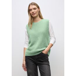 Street One Damen Pullunderserene gr&uuml;n, Gr. 40, unifarben, Stoff, 78% Polyamid, 12% Polyacryl, 10% Baumwolle, Pullover, aus softem Materialmix