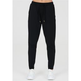 ENDURANCE ATHLECIA Sweathose ATHLECIA "Jacey", Damen, Gr. 34, EURO-Gr&ouml;&szlig;en, schwarz, 51% Polyester, 44% Modal, 5% Elasthan, unifarben, lang, Hosen Sweathose, aus weichem Modalmix