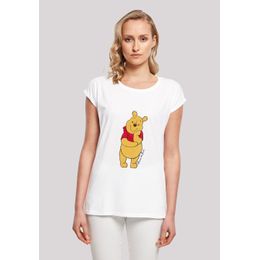 T-Shirt F4NT4STIC "'Disney Winnie The Pooh Classic'", Damen, Gr. 4XL, weiß, Obermaterial: 100% Baumwolle, regular fit, Rundhals, ohne Bündchen, Shirts, Damen,Premium Merch,Regular-Fit,Kurze Ärmel,Bedruckt