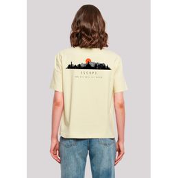 T-Shirt F4NT4STIC "Escape Discover the World Asian Town", Damen, Gr. 5XL, softgelb, Obermaterial: 100% Baumwolle, oversize, Rundhals, ohne Bündchen, Shirts T-Shirt, Premium Qualität, ESCAPE Collection