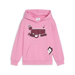 Kapuzenpullover Puma "Puma x HELLO KITTY AND FRIENDS Graphic Hoodie M&auml;dchen", Jungen, Gr. 122, posie pink, Obermaterial: 68% Baumwolle, 32% Polyester; Kapuzenfutter: 100% Baumwolle; Rippe: 97% Baumwolle, 3% Elasthan, relaxed fit, Pullover Kapuzenpullover