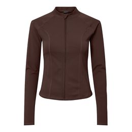 Pieces Athletic Jacket female Brown size L