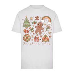 F4NT4STIC Herren T-Shirt "Weihnachten Vibes Cozy Cute Winter"wei&szlig;, Gr. L, Obermaterial: 100% Baumwolle, Shirts, Premium Qualit&auml;t