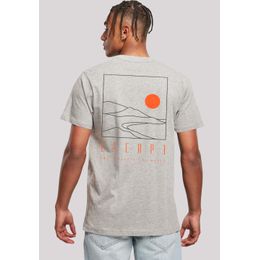 T-Shirt F4NT4STIC "Escape Discover the World Landscape", Herren, Gr. L, grau (erdgrau), Obermaterial: 100% Baumwolle, regular fit, Rundhals, ohne Bündchen, Shirts, Discover the World