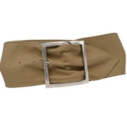 Lederg&uuml;rtel AnnaMatoni "AnnaMatoni Lederg&uuml;rtel Lona Lederg&uuml;rtel Lona", Damen, Gr. TW85 - 100cm Gesamtl&auml;nge, beige 130, 100% Leder, G&uuml;rtel Lederg&uuml;rtel