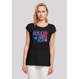 T-Shirt F4NT4STIC "Sex Education Sex Kid Blend", Damen, Gr. 4XL, schwarz, Obermaterial: 100% Baumwolle, regular fit, Rundhals, ohne B&uuml;ndchen, Shirts T-Shirt, Premium Qualit&auml;t