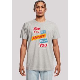 T-Shirt F4NT4STIC "Sex Education It Always Been You Netflix TV Series", Herren, Gr. L, grau (erdgrau), Obermaterial: 100% Baumwolle, regular fit, Rundhals, ohne B&uuml;ndchen, Shirts T-Shirt, Premium Qualit&auml;t