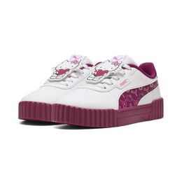 Puma Damen Sneaker "Puma x HELLO KITTY AND FRIENDS Carina 3.0 Sneakers M&auml;dchen", Gr. 35wei&szlig; berry pink, Obermaterial: Synthetik, Textil; Futter: