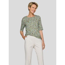 Print-Shirt Rabe "T-Shirt", Damen, Gr. 40, grün, 92%Viskose 8%Elastan, tailliert, Shirts