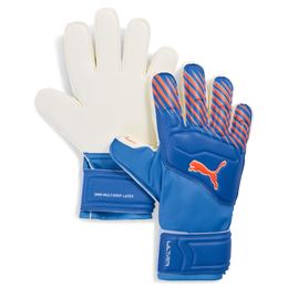 Torwarthandschuhe Puma "Puma ULTRA Match Protect Torwarthandschuhe Unisex", Kinder, Gr. 4, blau (ultra blau glowing rot), Handgelenkschoner: 100% Latex; Handfläche: 100% Latex; Handrücken: 100% Latex, Handschuhe