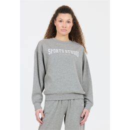 ENDURANCE ATHLECIA Sweatshirt ATHLECIA "Giannis", Damen, Gr. 36, grau, 65% Polyester, 35% Baumwolle, unifarben, normal, Rundhals, Sweatshirts, mit atmungsaktivem Design