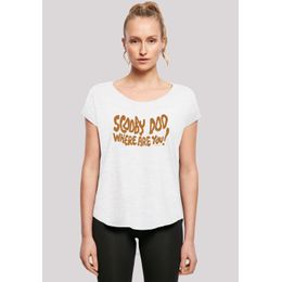T-Shirt F4NT4STIC "Scooby Doo Where Are You Spooky", Damen, Gr. M, wei&szlig;, Obermaterial: 100% Baumwolle, regular fit, Rundhals, ohne B&uuml;ndchen, Shirts T-Shirt, Print