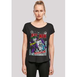T-Shirt F4NT4STIC "DC Comics Batman Joker Playing Card Cover", Damen, Gr. L, schwarz, Obermaterial: 100% Baumwolle, regular fit, Rundhals, ohne B&uuml;ndchen, Shirts T-Shirt, Print