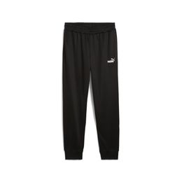 Sporthose Puma "Essentials No.1 Logo Poly Hose Herren", Damen, Gr. XS, Normalgr&ouml;&szlig;en, schwarz, Obermaterial: 100% Polyester; Rippe: 98% Polyester, 2% Elasthan; Tasche &ndash; Oben: 100% Polyester, unifarben, regular fit, Hosen Sporthose