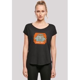 T-Shirt F4NT4STIC "Big Bang Theory TV Serie ShelBot", Damen, Gr. L, schwarz, Obermaterial: 100% Baumwolle, regular fit, Rundhals, ohne Bündchen, Shirts, Damen,Premium Merch,Lang,Longshirt,Bedruckt
